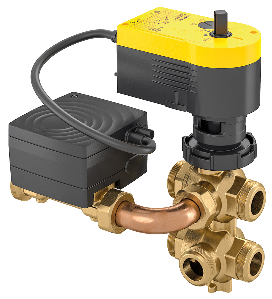 Dynamic flow control system with 6-way ball valve, eValveco - SAUTER ...